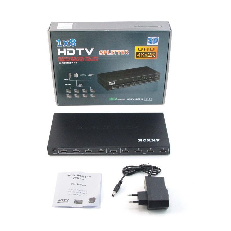 Jual SPLITTER HDMI 8 PORT FULL HD - HDTV SPLITTER 1080P - SPLITER HDMI ...