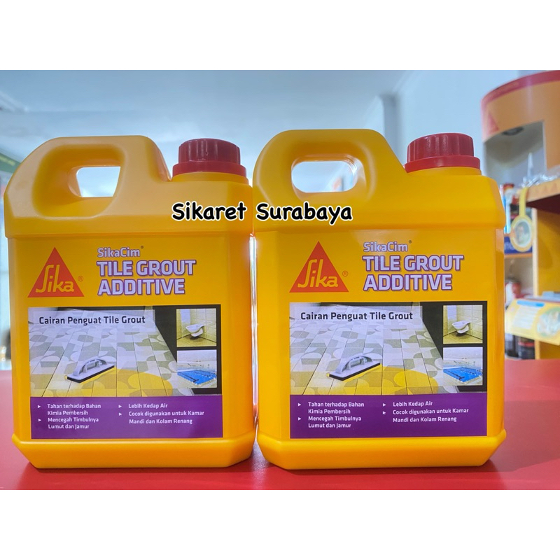 Jual Sikacim Tile Grout Additive 900ml Cairan Penguat TileGrout ...