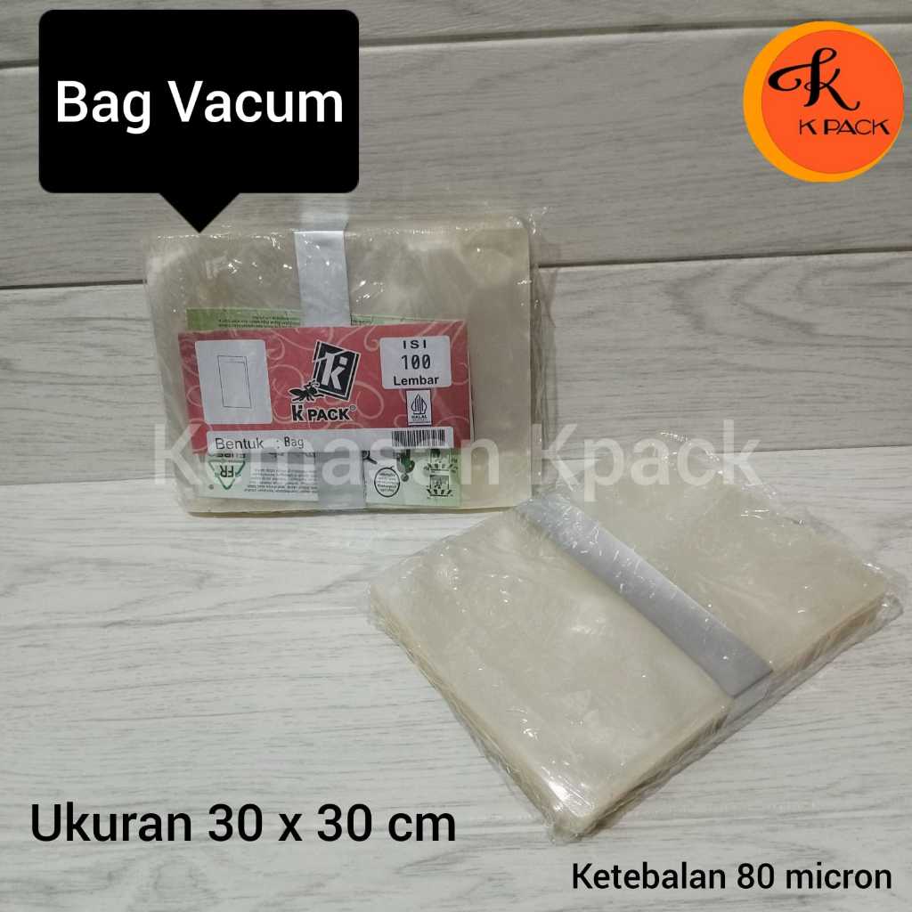 Jual KEMASAN BAG VACUMPACK 30X30 CM FROZEN FOOD BAG KPACK | Shopee ...