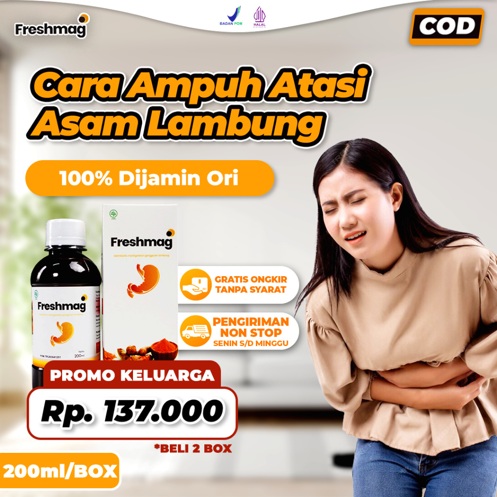 Jual FRESHMAG ORIGINAL PAKET 1 BOTOL ATASI MAGG GERD ASAM LAMBUNG SEMBUH DALAM 7 HARI DENGAN ...