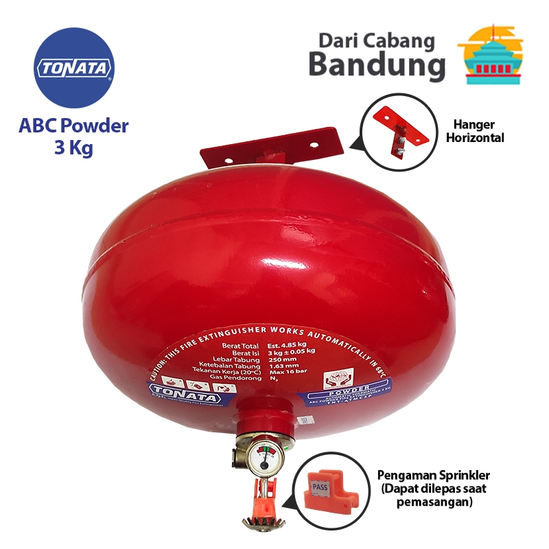 Jual Automatic Thermatic Pemadam Api Otomatis / ABC Powder 3 kg Tonata ...