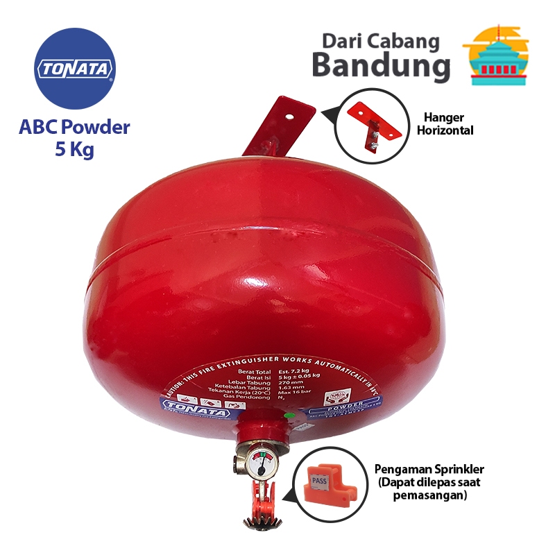 Jual Automatic Thermatic Pemadam Api Otomatis / ABC Powder 5 kg Tonata ...