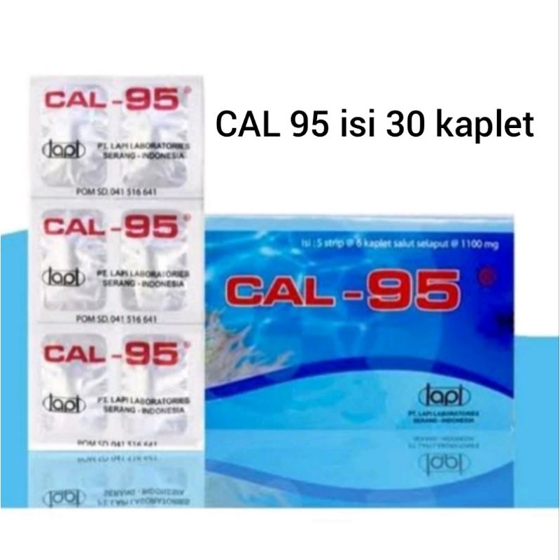 Jual Cal 95 per box isi 30 tablet | Shopee Indonesia