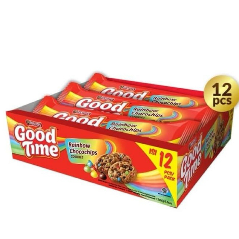 Jual GOOD TIME COKELAT / RAINBOW BOX Isi 12pcs | Shopee Indonesia