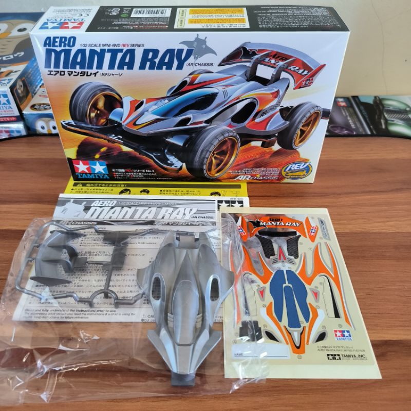 Jual Tamiya 18703 BODY Aero Mantaray Original + Decal + Box | Shopee ...