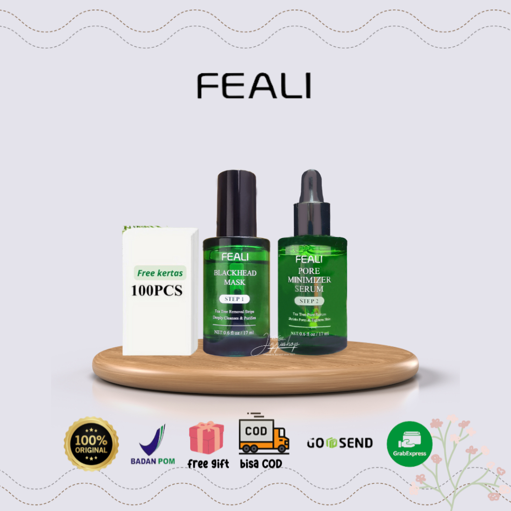 Jual FEALI Blackhead Remover Mask Step1 Peel Off Free Kertas - Step2 ...