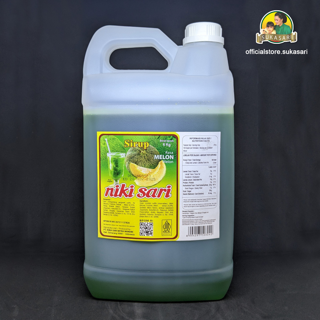 Jual Sirup Nikisari Jerigen 6 Kg - Sirup rasa buah | Shopee Indonesia