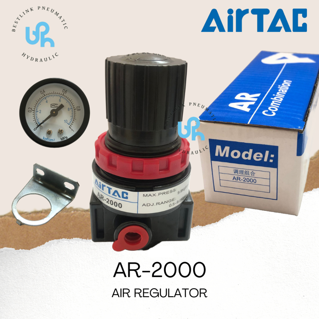 Jual Pneumatic Air Regulator AR-2000 AIRTAC / AR2000 | Shopee Indonesia