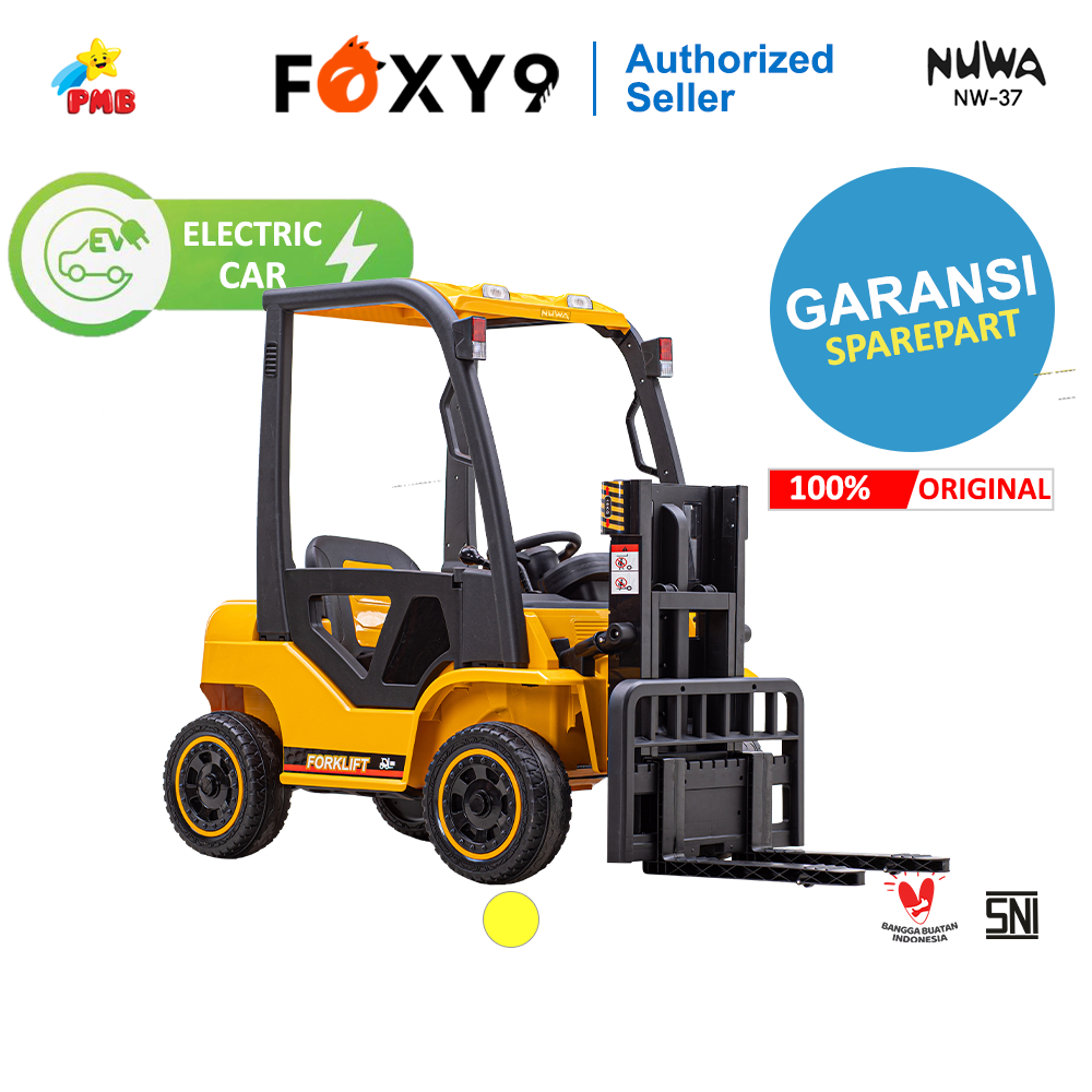 Jual Mainan Mobil Aki Anak Besar FORKLIFT PMB NUWA NW37 | Shopee Indonesia
