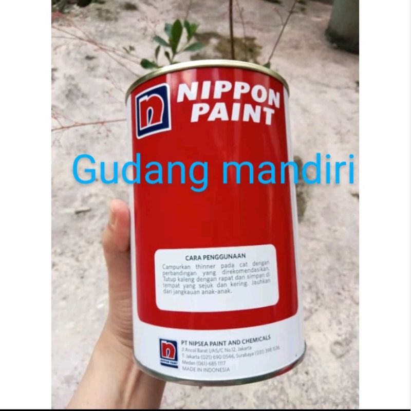 Jual NIPPON PAINT B THINNER NET.0.9 LTR PENGENCER CAT MINYAK DAN BESI / TINER / TINNER | Shopee ...