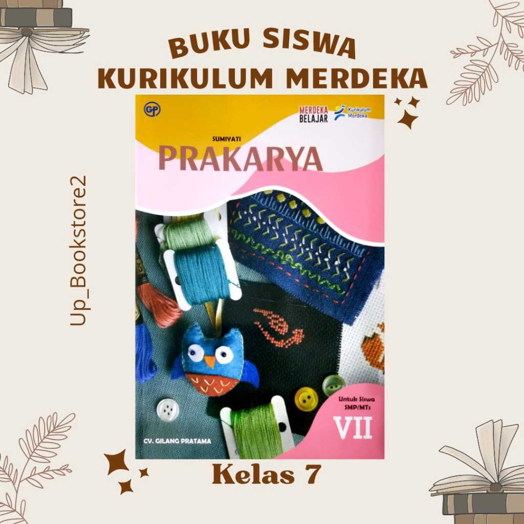 Jual BUKU SISWA PRAKARYA KELAS 7 KURIKULUM PENGGERAK-MERDEKA SMP/MTS PENERBIT : GILANG PRATAMA ...