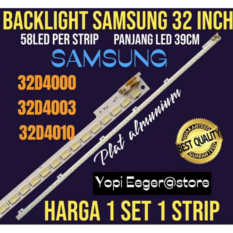Jual BACKLIGHT TV LCD LED SAMSUNG 32 INCH 32D4000 32D4003 32D4010 BACKLIGHT TV SAMSUNG 32 INCH ...