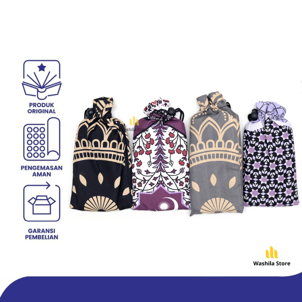 Jual Sajadah Travel Sejadah Traveling pouch souvenir ukuran Sedang ...