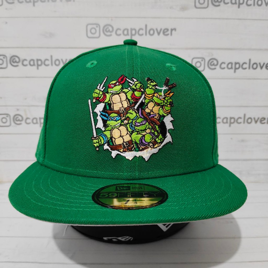 Jual Topi NEW ERA Teenage Mutant Ninja Turtles Green 59FIFTY | Shopee ...