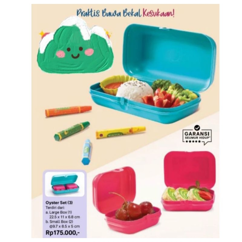 Jual oyster set tupperware | Shopee Indonesia