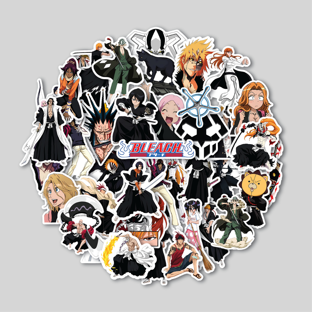 Jual STICKER PACK BLEACH | STICKER TUMBLER | STIKER LAPTOP KOPER HELM ...