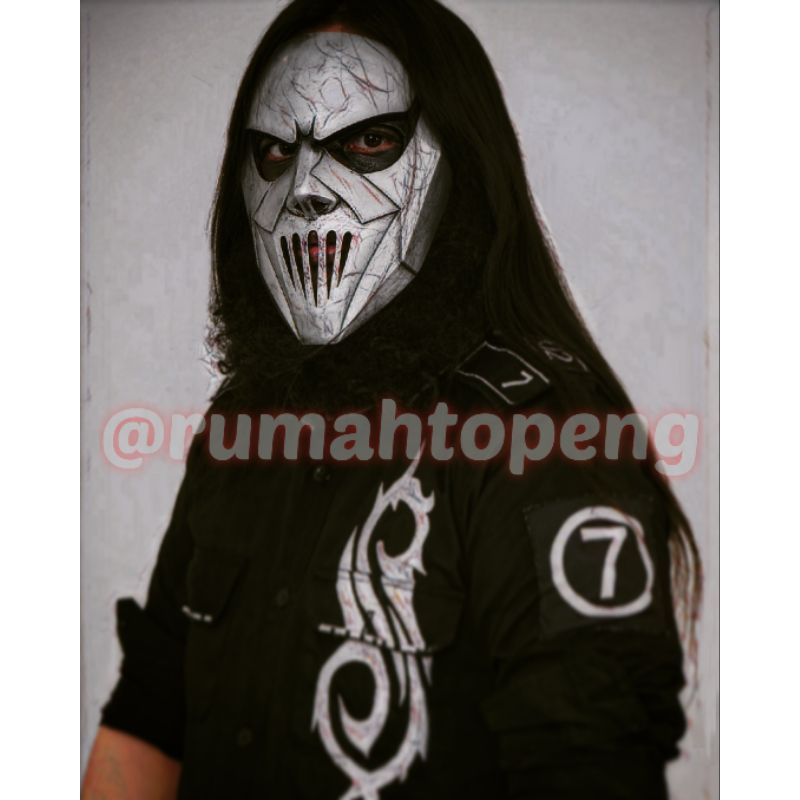 Jual topeng Slipknot Mick thomson premium topeng latex ada Corey Taylor ...