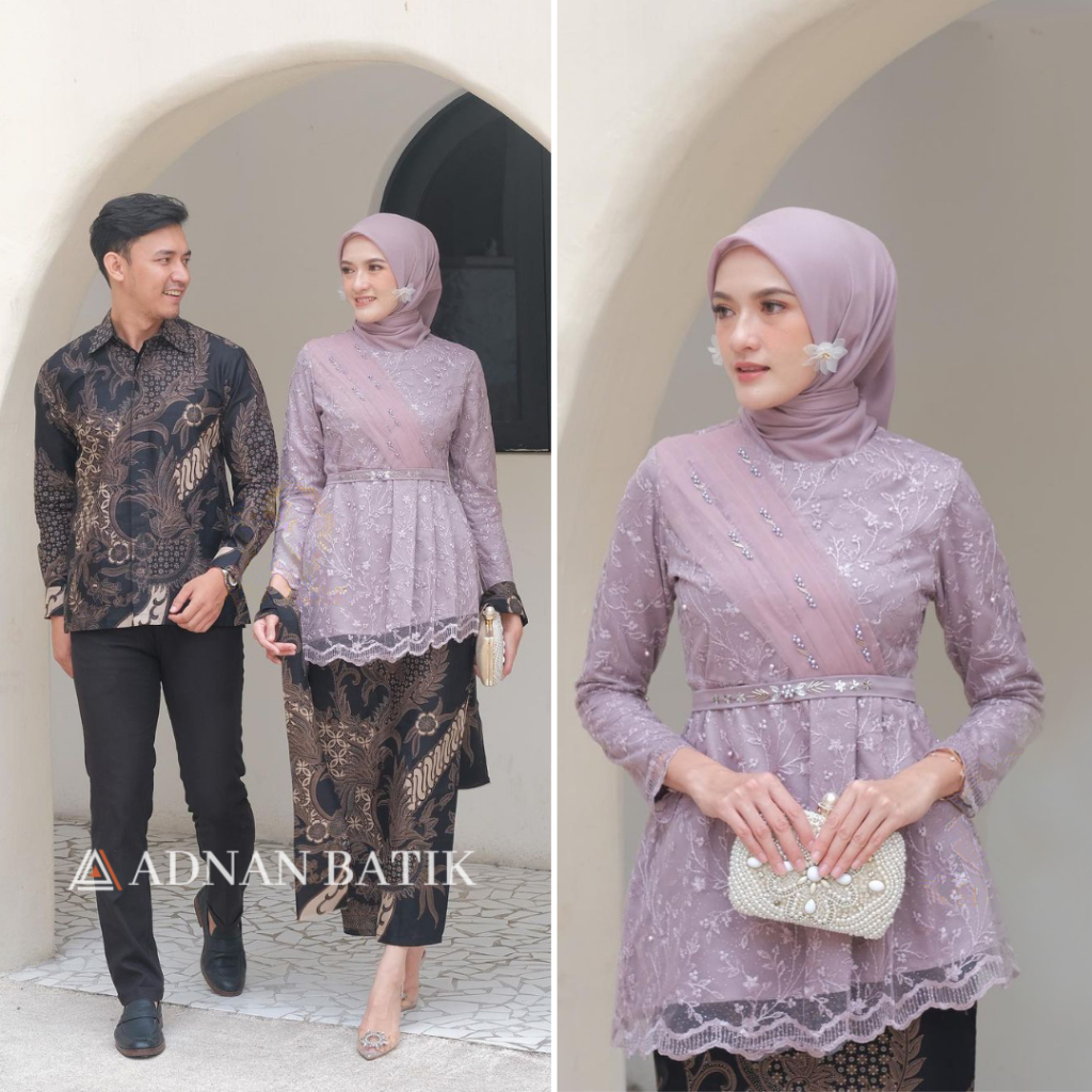 Jual NAERA BUTIK - ZAVINA BATIK COUPLE KEBAYA MODERN KEBAYA TUNANGAN ...
