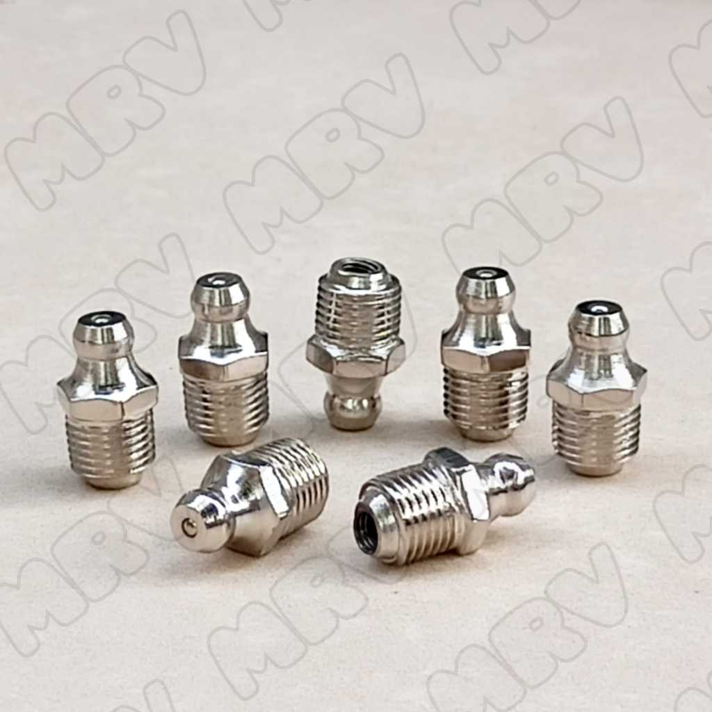 Jual Grease Nipple / Napel Grease (Steel) Straight / Lurus | Shopee ...