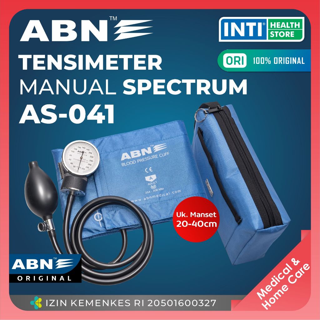 Jual ABN | Tensimeter Manual SPECTRUM Aneroid AS 041ABN | Shopee Indonesia