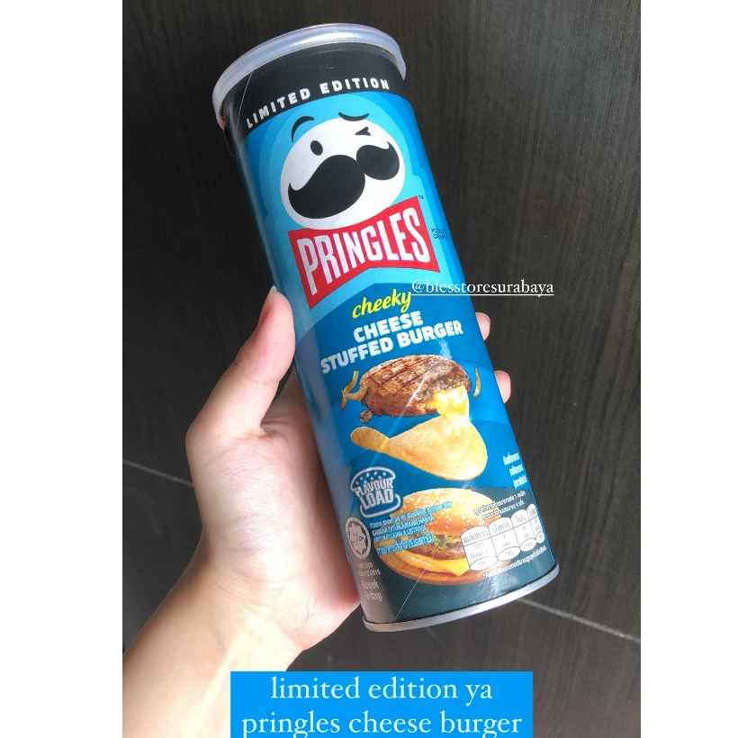 Jual Pringles Cheeky Cheese Stuffed Burger LIMITED EDITION / Potato ...