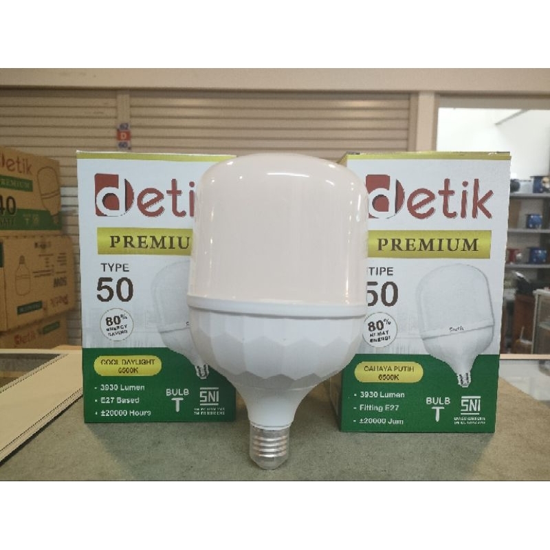 Jual LAMPU LED TABUNG PREMIUM DETIK 50W / LAMPU BLUB T LED 50 WATT ...