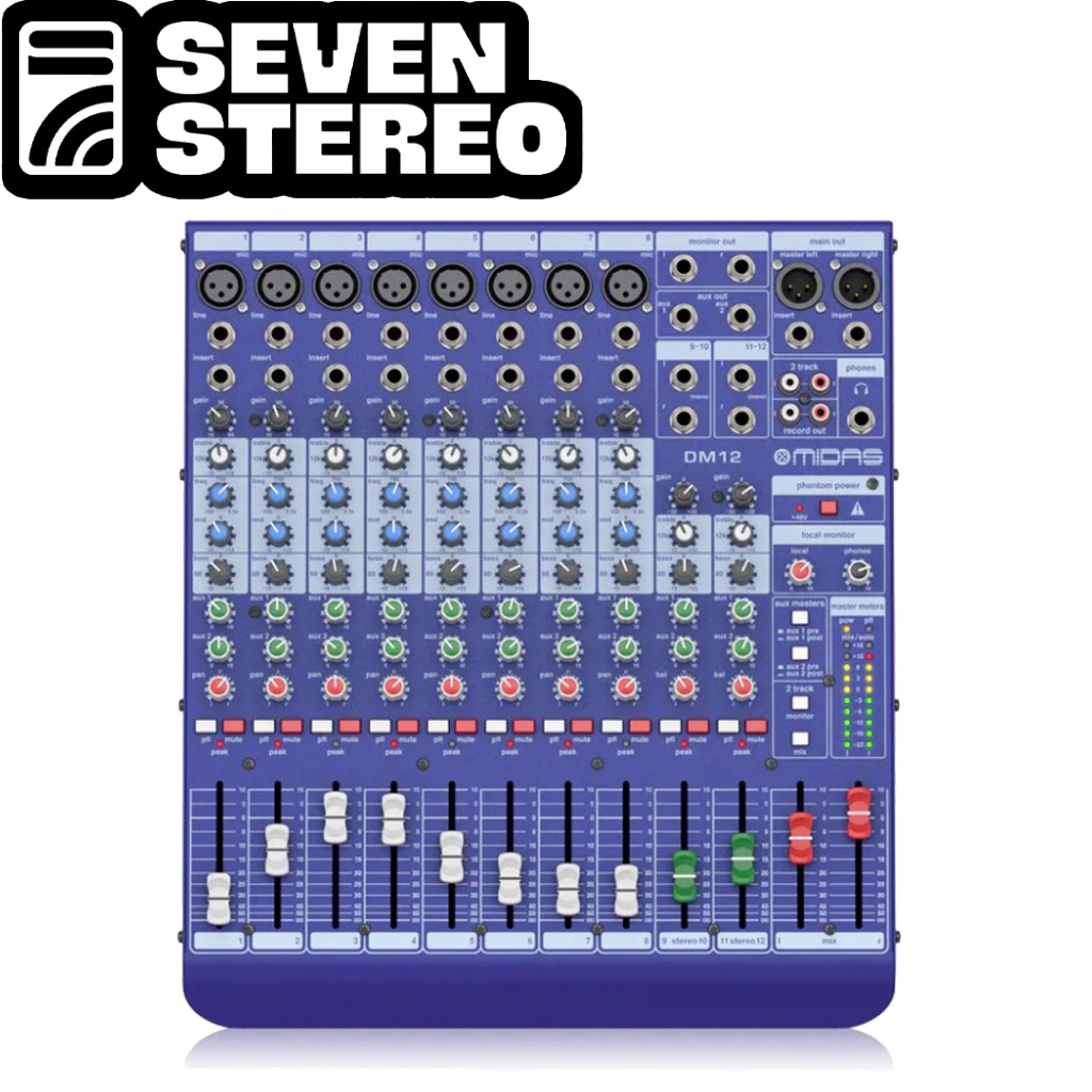 Jual MIDAS DM12 12 Input Analogue Live and Studio Mixer with MIDAS ...