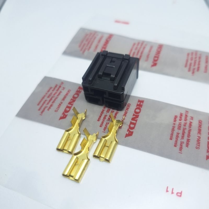 Jual SOKET SOCKET ECU ECM PIN 3 SOCKET SPULL ACG HONDA VARIO 160 PCX ...