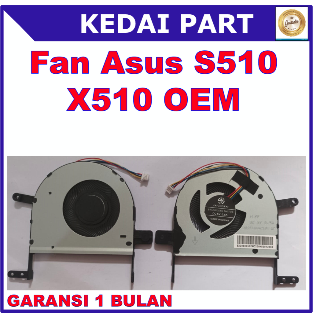 Jual Fan Asus S510 S510U S15 S510UA S510UF S510UQ X510 X510U OEM ...