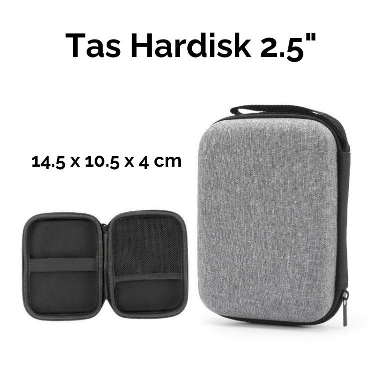 Jual Tas Hardisk Case Anti Shock Protection Bag / Dompet HDD SSD 2.5 ...