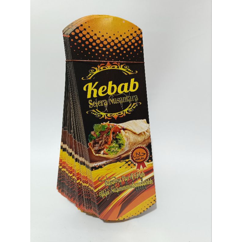 Jual Pack kebab besar/pkb/bungkus kebab/box kebab/kardus kebab | Shopee ...