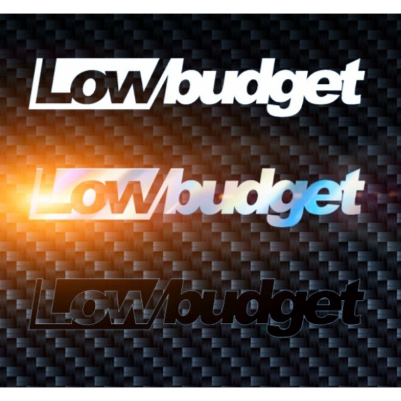 Jual stiker low budget stiker cuting uk 15 cm | Shopee Indonesia