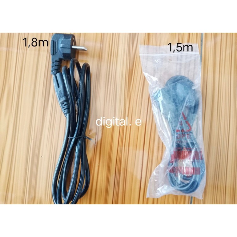 Jual Kabel power PC 1,8 meter / kabel AC CPU 1,5 meter / kabel power ...