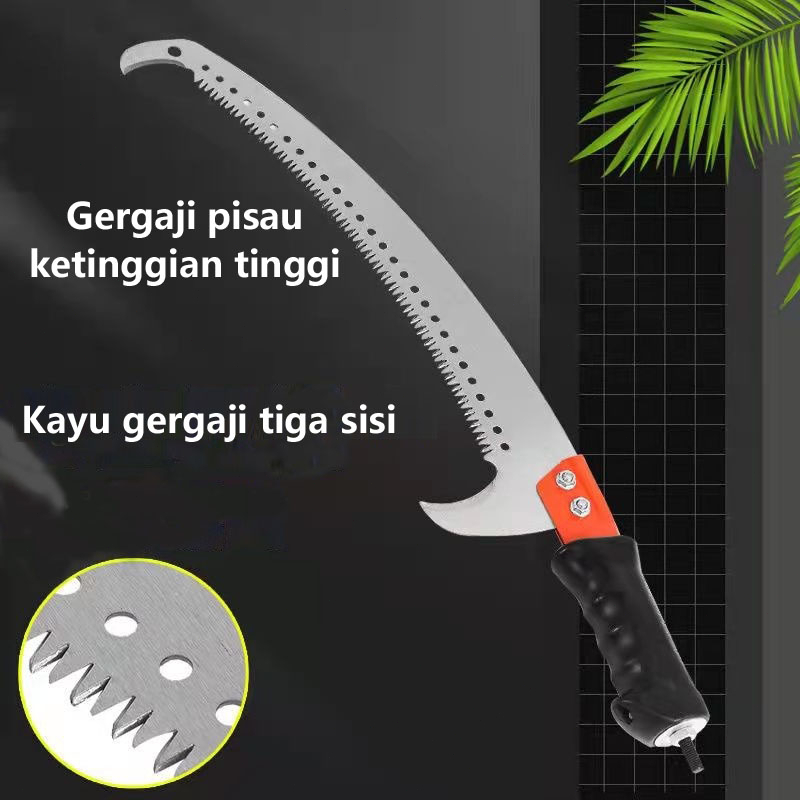 Jual Gergaji Potong Ranting Pohon Bisa Pasang ke Tongkat Tinggi Serbaguna Tongkat Buah ...