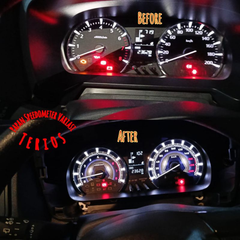 Jual Speedometer Variasi Mobil Toyota All New Terios/Rush (2018-2021 ...