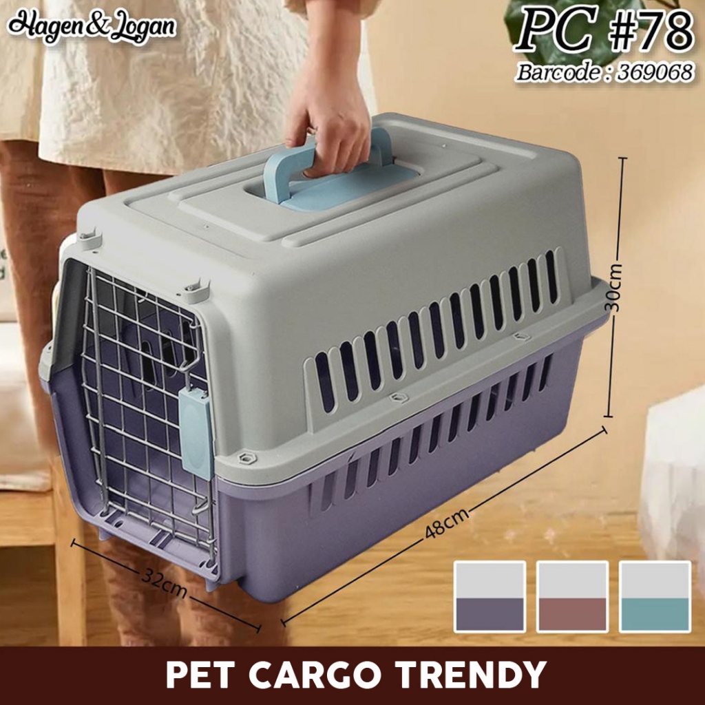 Jual TRENDY PET CARGO SMALL- Kennel Box/Pet Carrier Anjing Kucing ...