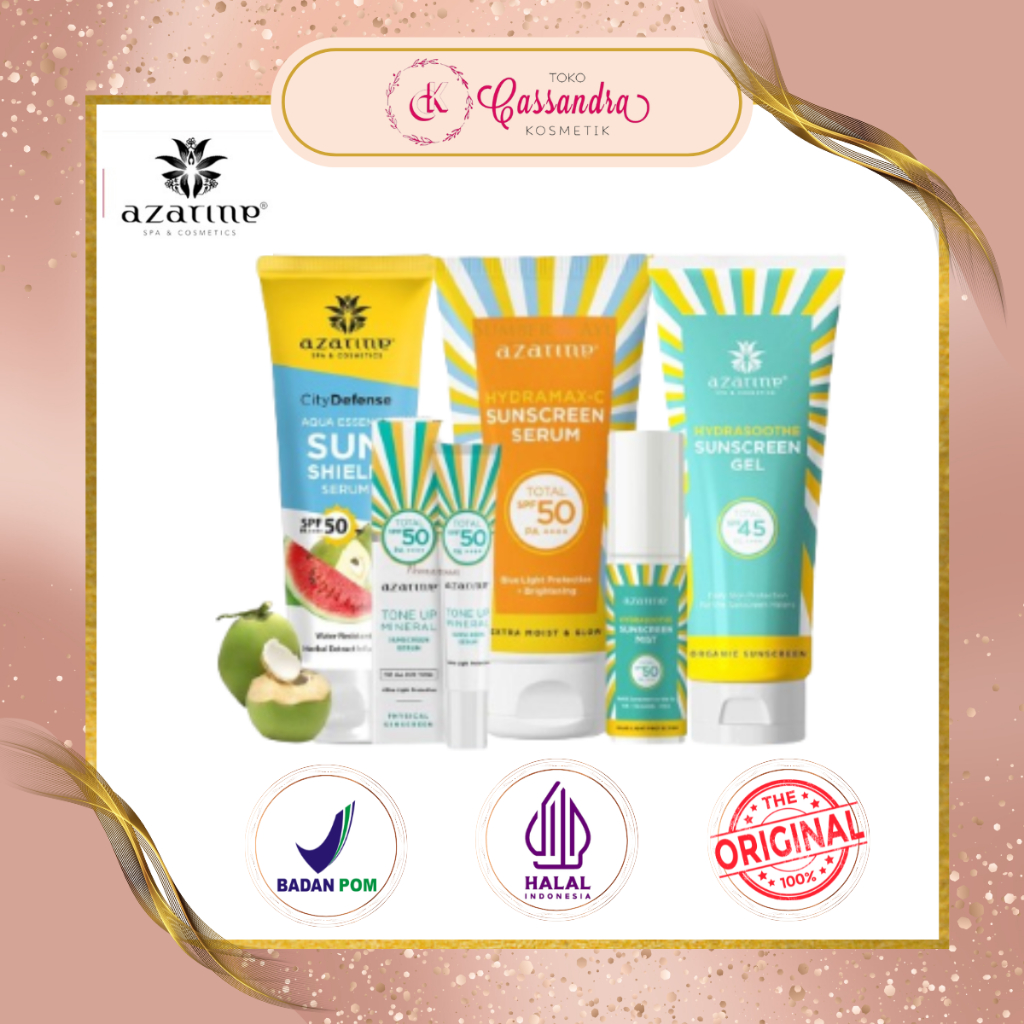 Jual AZARINE SUNSCREEN SERIES ALL SERIES | Shopee Indonesia