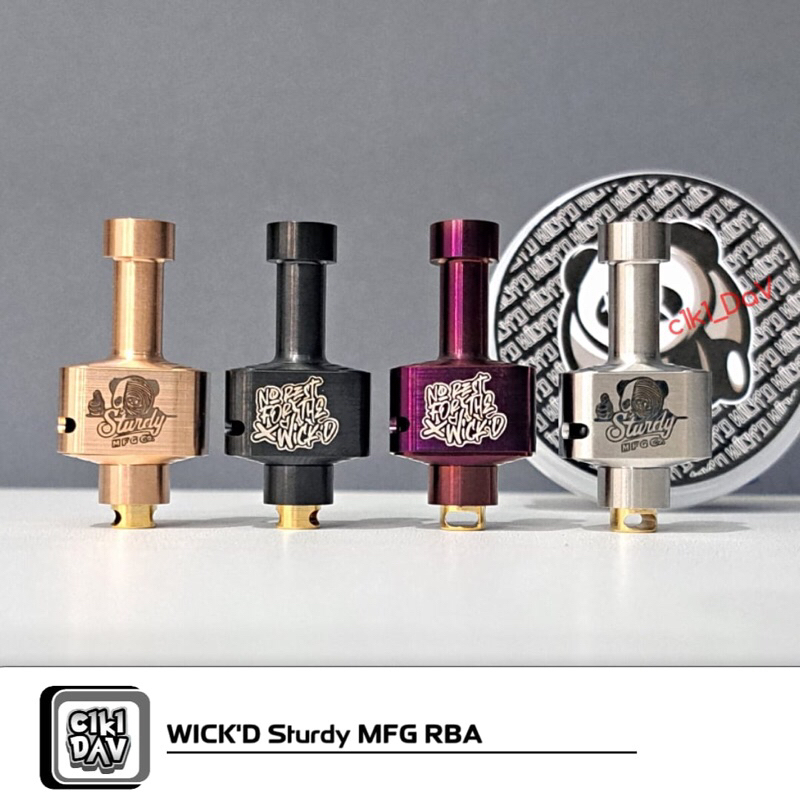 Jual WICK'D Sturdy MFG RBA clone | Shopee Indonesia