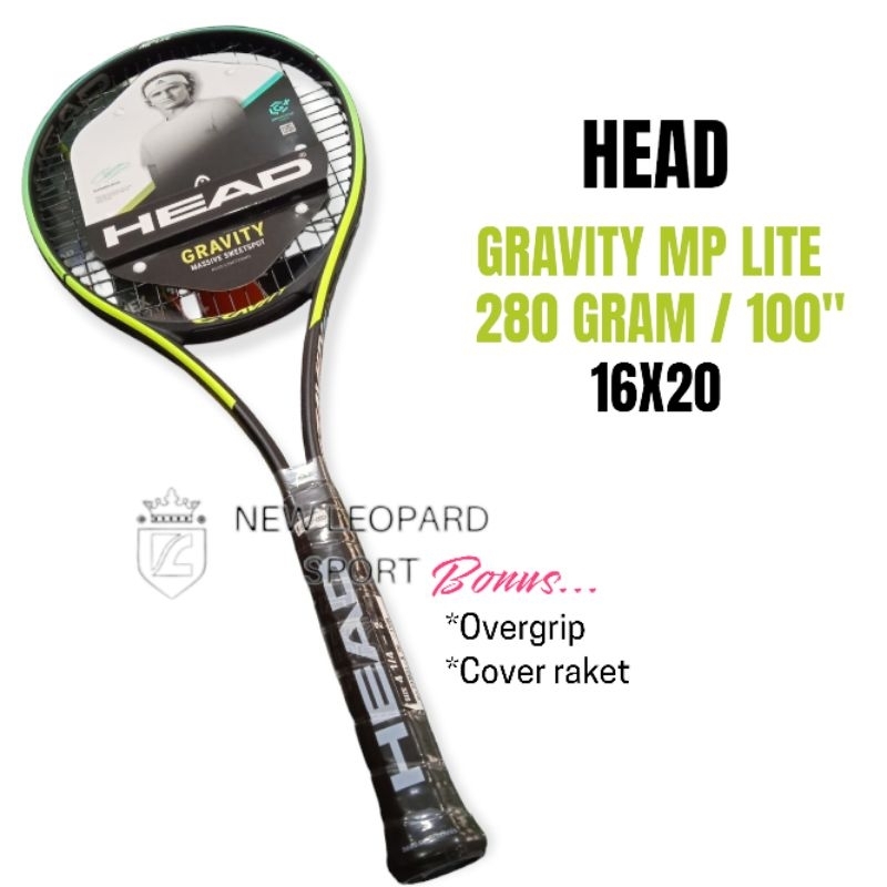 Jual Raket tenis HEAD GRAVITY MP LITE 280gram/100" | Shopee Indonesia