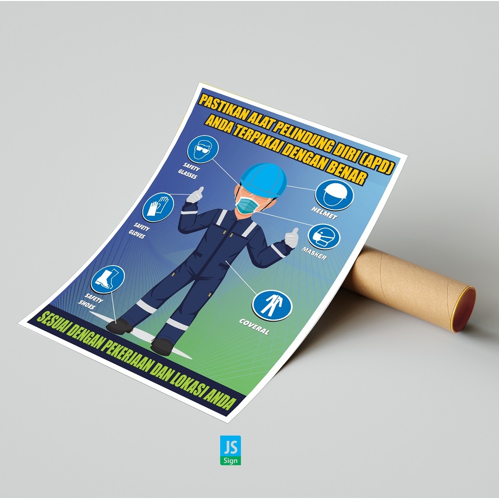 Jual POSTER SAFETY K3 PPE, APD | Shopee Indonesia