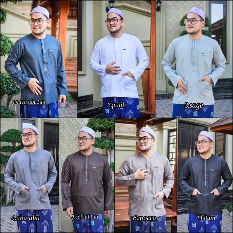 Jual BAJU KOKO ABI ZIDNA MAROCO CATTUN OBLONG | Shopee Indonesia