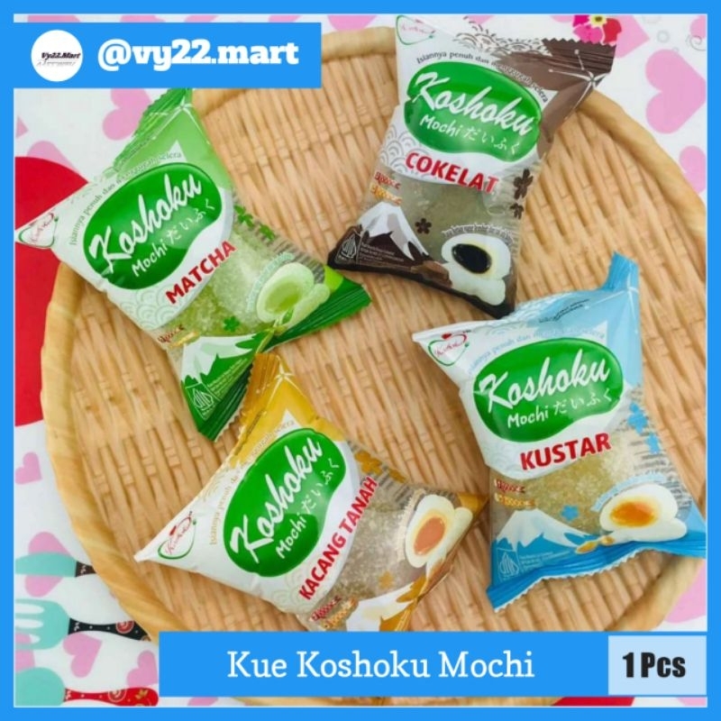 Jual Kue Mochi Taburan Kelapa - Koshoku Mochi Varian Rasa Super Nagih ...
