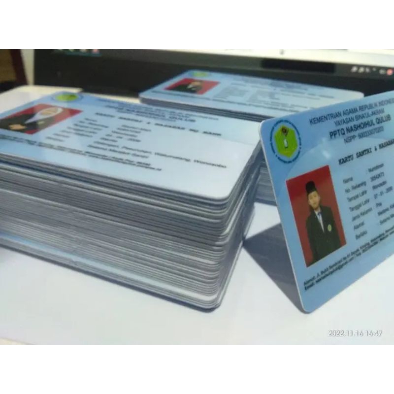 Jual Cetak Kartu PVC Tebal | Shopee Indonesia