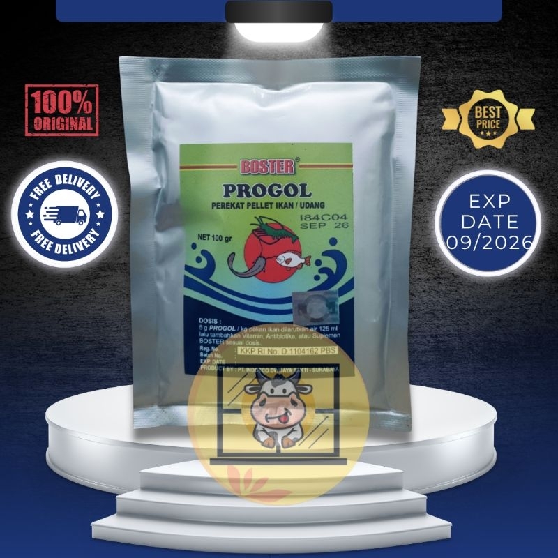Jual Boster Progol 100 gram - Perekat Pellet Ikan dan Udang | Shopee ...