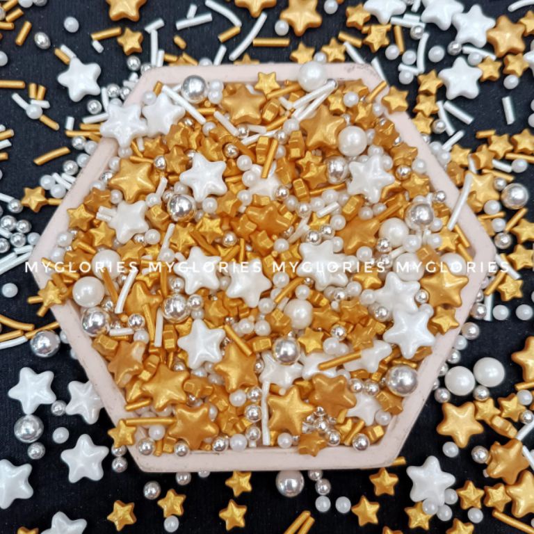 Jual Edible Sprinkle Hiasan Sprinkel Murah Bisa Di Makan Springkel Kue ...