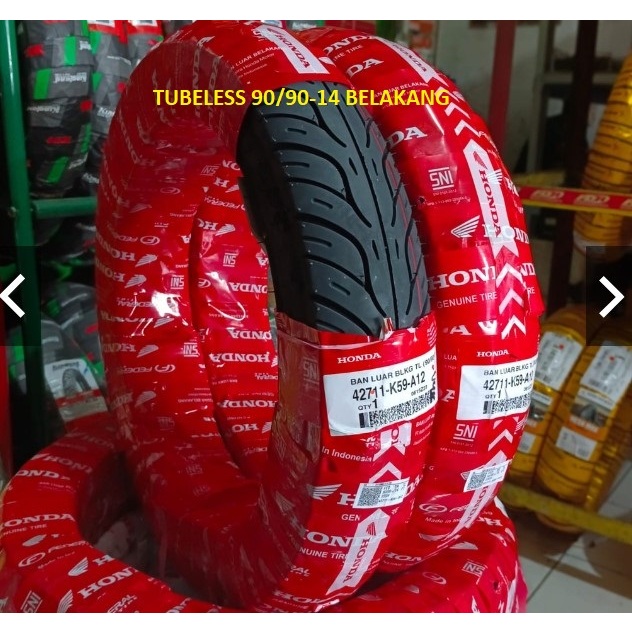 Jual BAN LUAR TUBELESS TUBLESS BELAKANG UKURAN 90/90-14 AHM FEDERAL ORIGINAL AHM | Shopee Indonesia