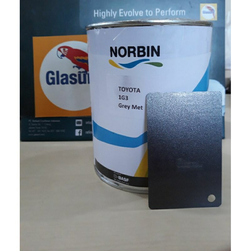 Jual TOYOTA 1G3 Grey Met V1-V2 NORBIN PU by GLASURIT BASF | Shopee ...