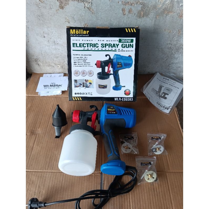 Jual elektrik spray gun mollar,MLR-ESG303 | Shopee Indonesia