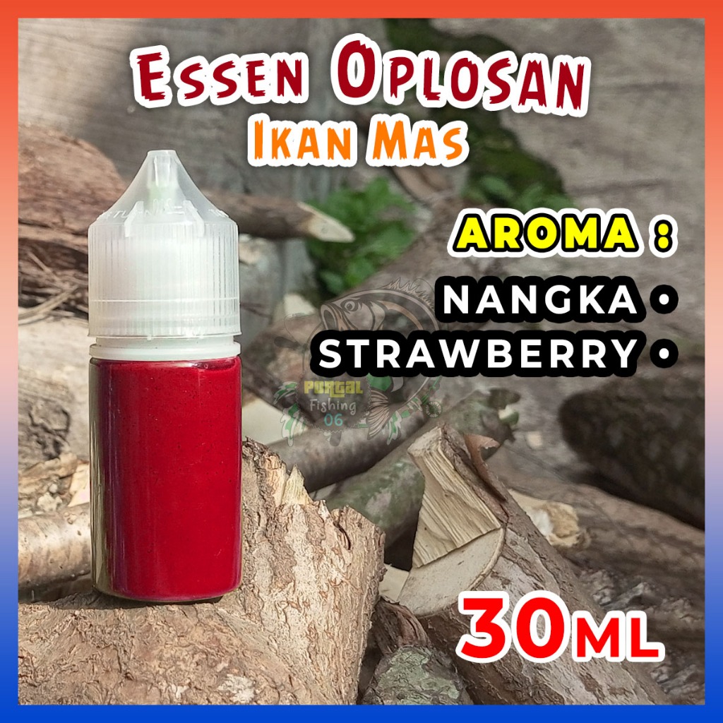 Jual Essen Ikan Mas Oplosan 30ml Siap Pakai Aroma Nangka Strawbery ...