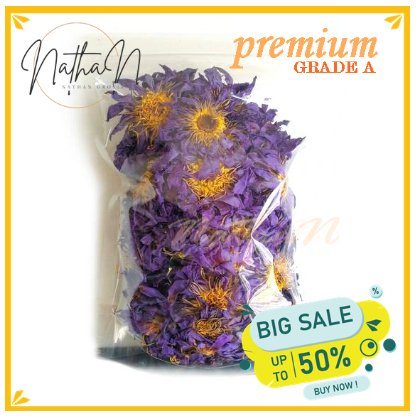 Jual DRIED BLUE LOTUS FLOWER BUNGA LOTUS BIRU KERING FOR SMOKE AND TEA ...